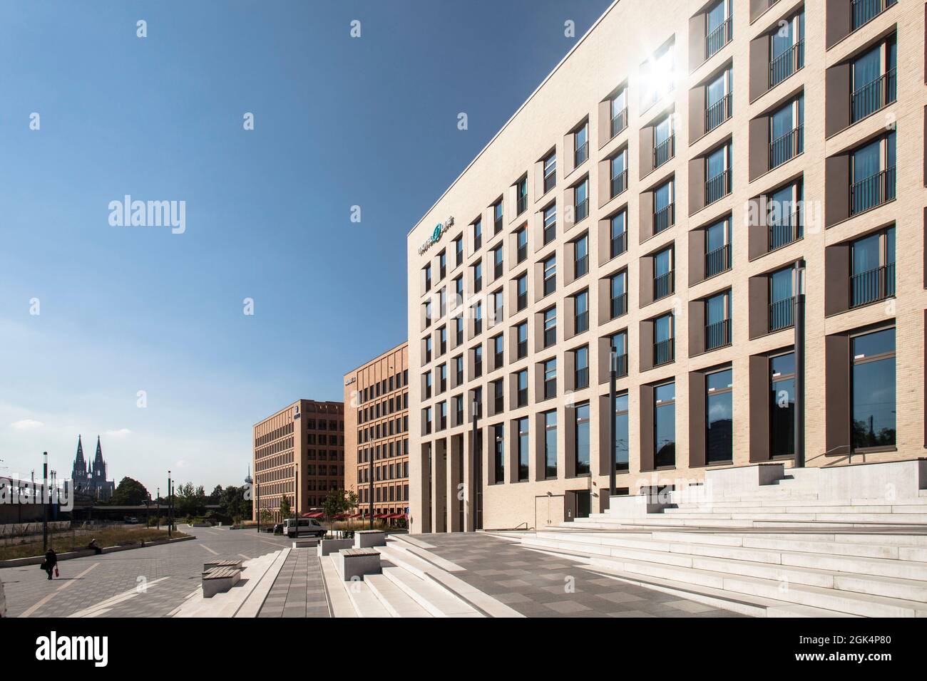 the Motel One Hotel in the MesseCity in the district Deutz, in the ...