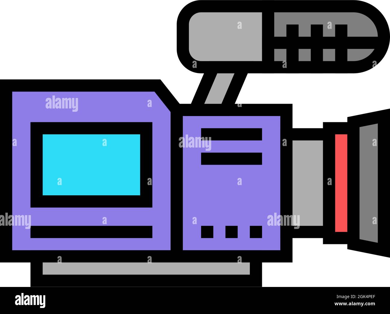 video camera color icon vector illustration Stock Vector Image & Art ...