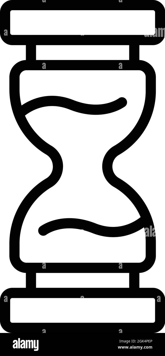 Time management icon outline vector. Control schedule. Work efficiency ...