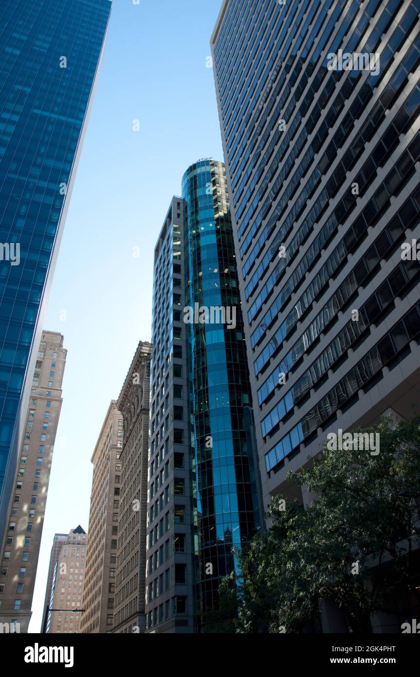 Modern Skyscrapers, Philadelphia, Pennsylvania, USA Stock Photo - Alamy