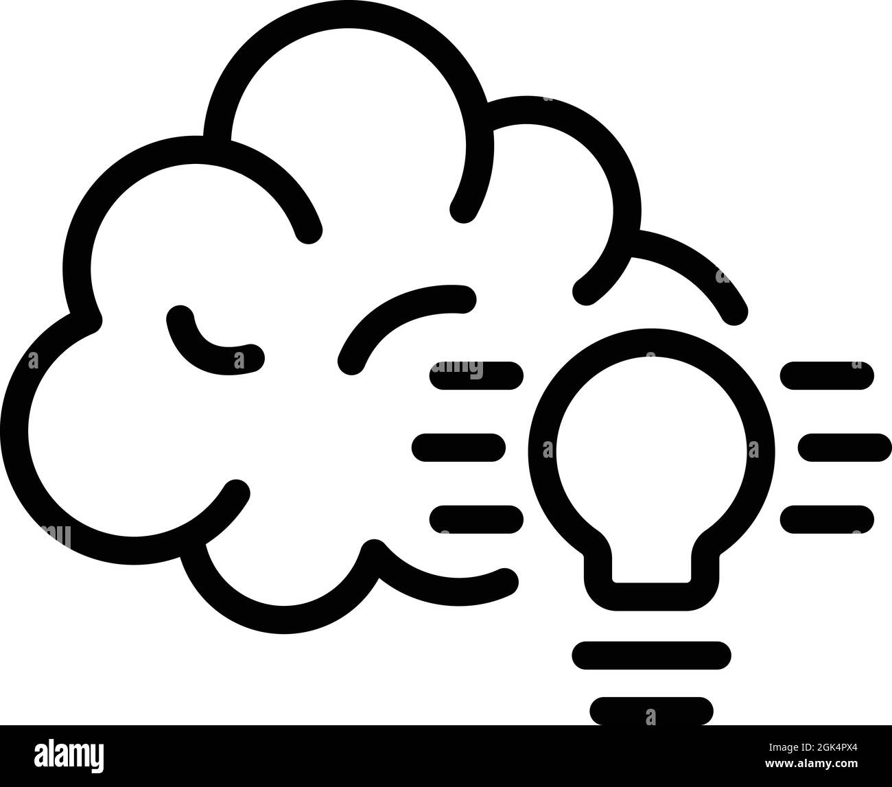 Left and right hand brain Black and White Stock Photos & Images - Alamy