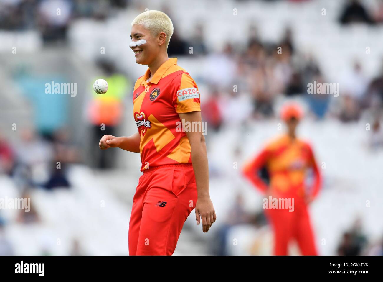 The Kia Oval, London, UK. 20th August, 2021. Issy Wong of Birmingham ...