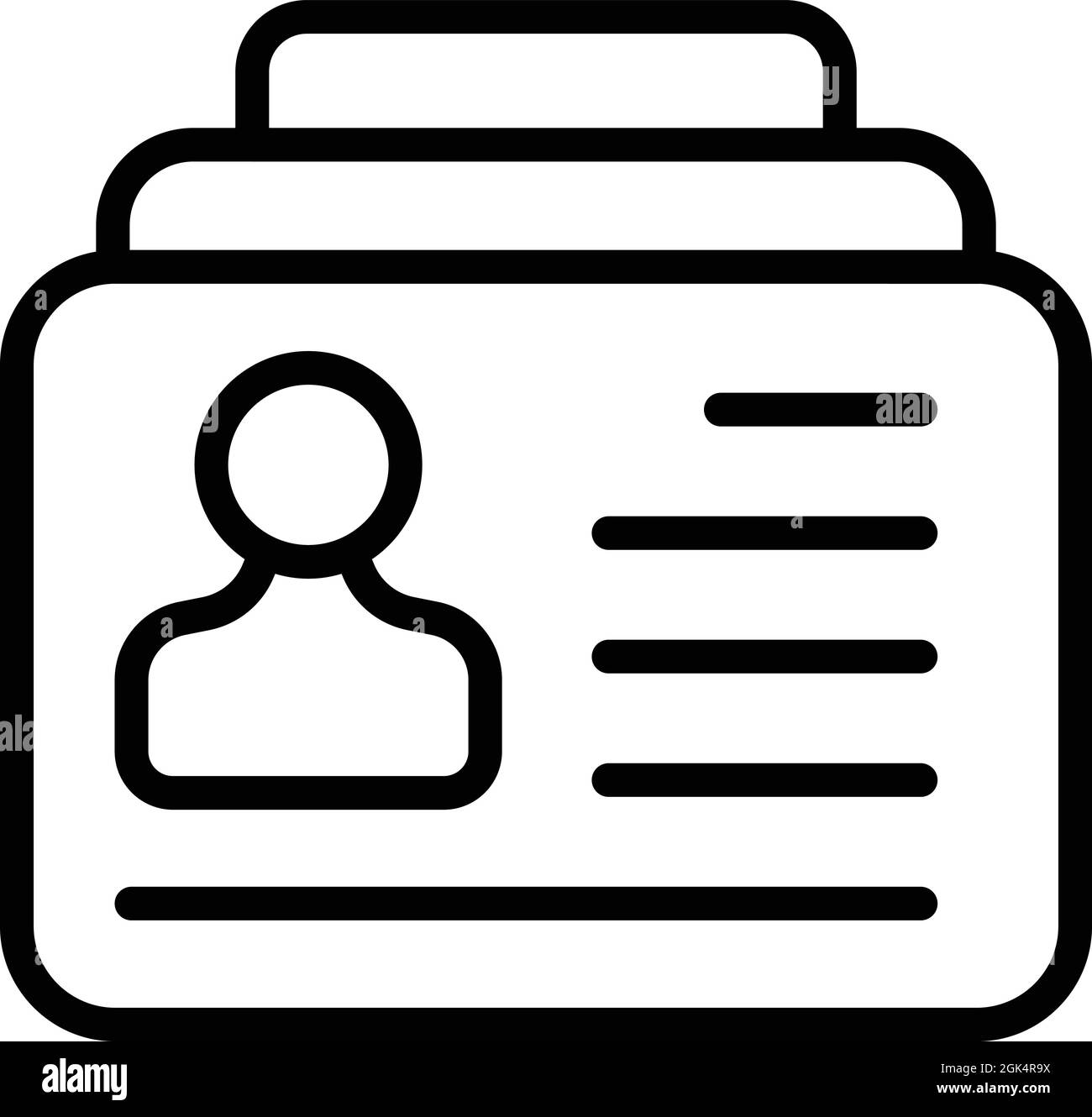 Personnel id card Stock Vector Images - Alamy