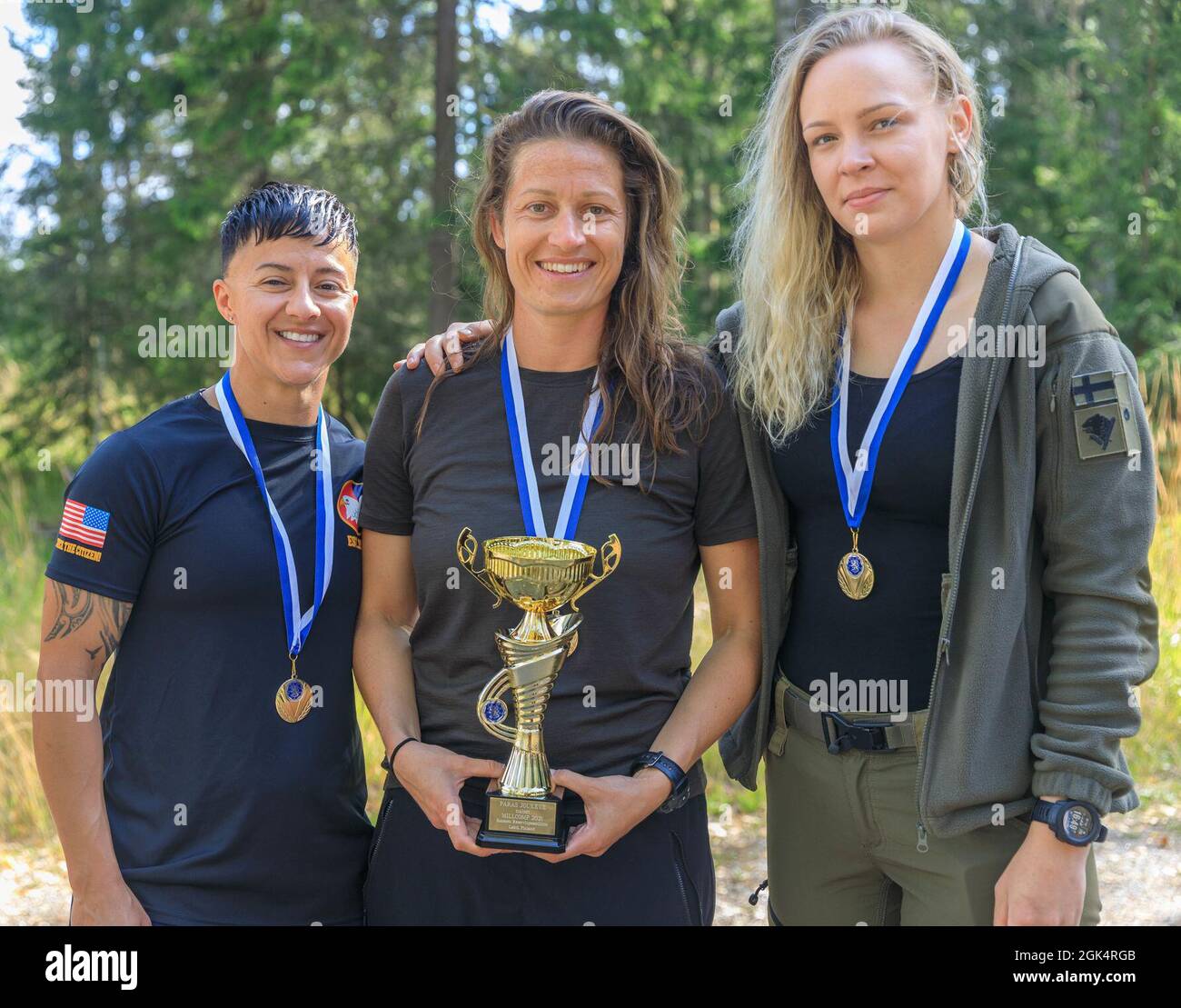 The top female team at the 2021 Interallied Confederation of Reserve ...