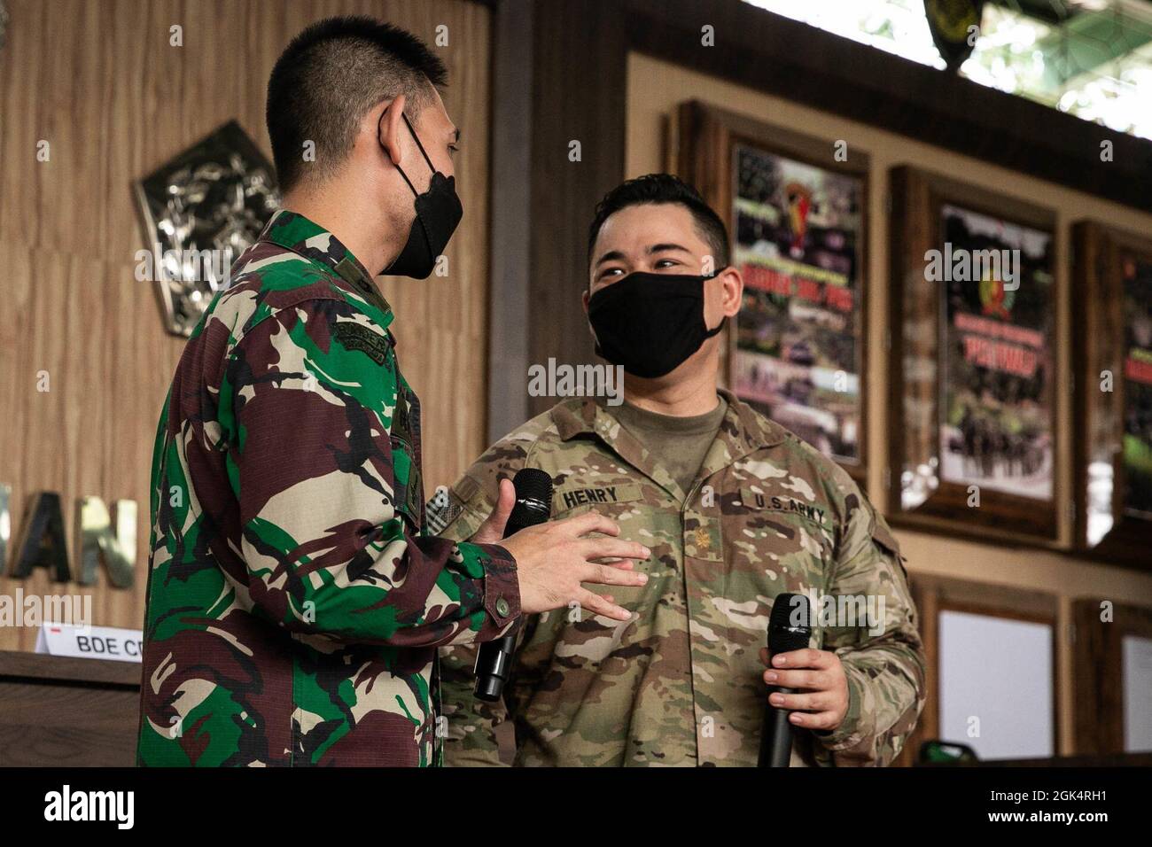 U.S. Army Maj. Josh Henry, Fires Support Officer of Task Force Warrior ...