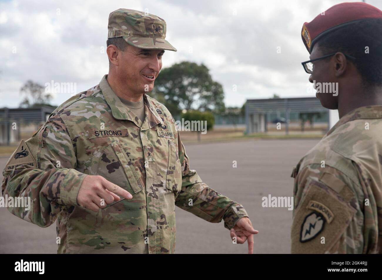 U.S. Army Brig. Gen. Eric Strong, Combined Land Forces Component ...
