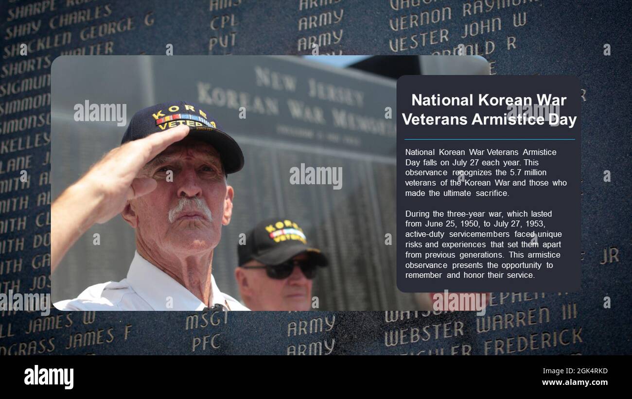 National korean war veteran armistice day hi-res stock photography and ...