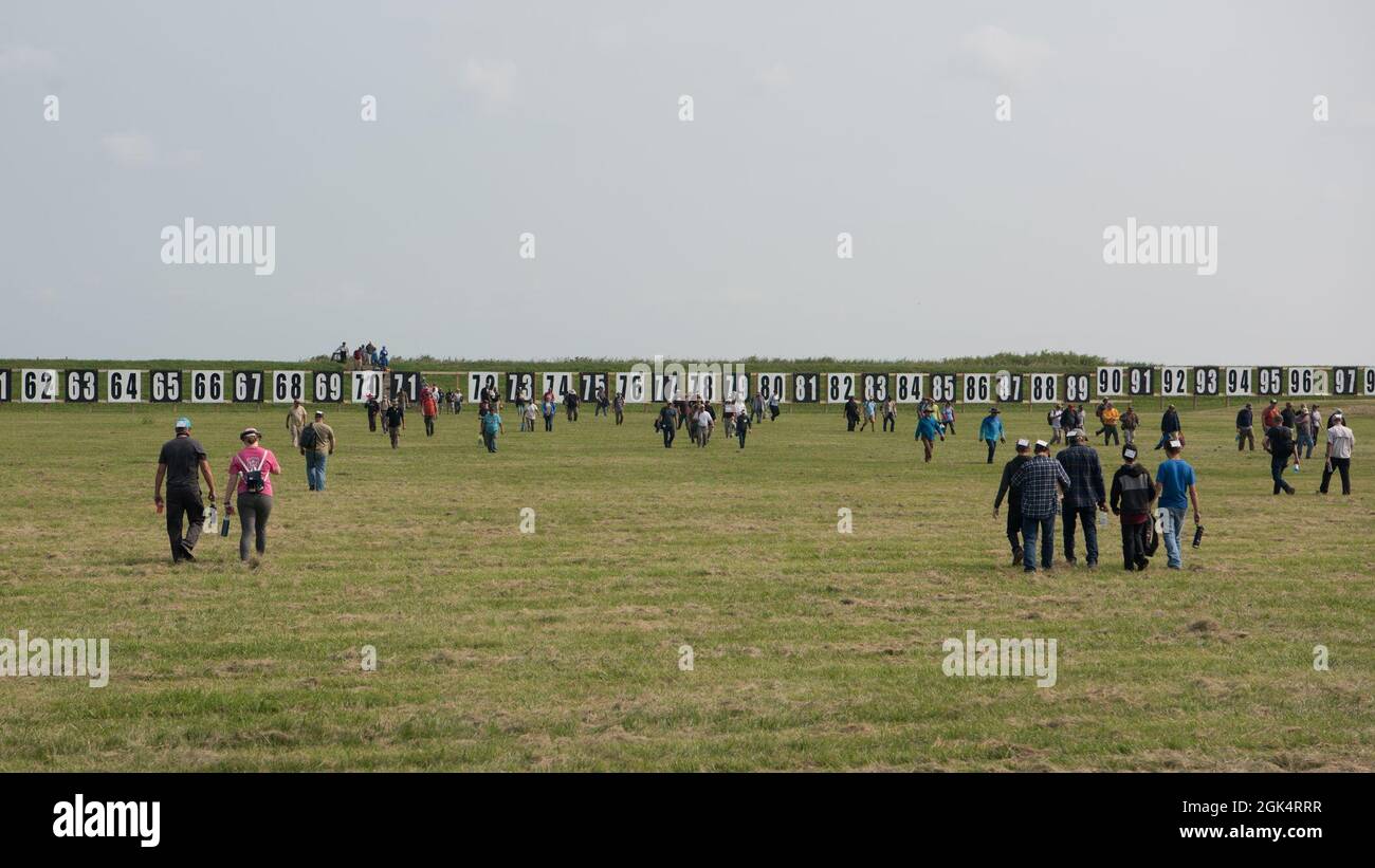 Small Arms Firing School students switch between pulling pits and ...
