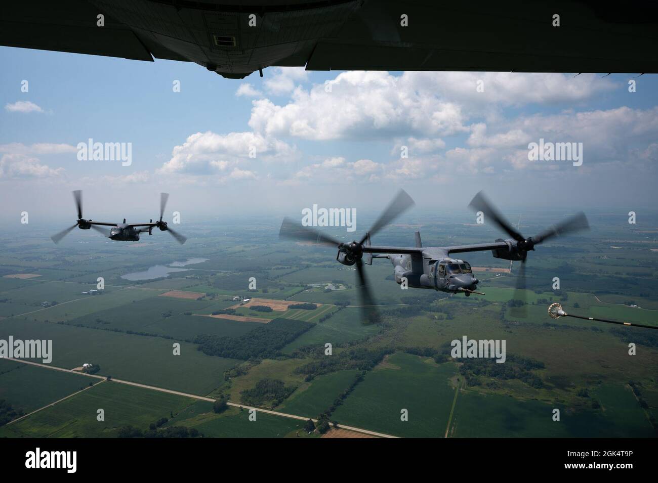 U.S. Air Force 1st Special Operations Wing CV-22 Ospreys from Hurlburt ...