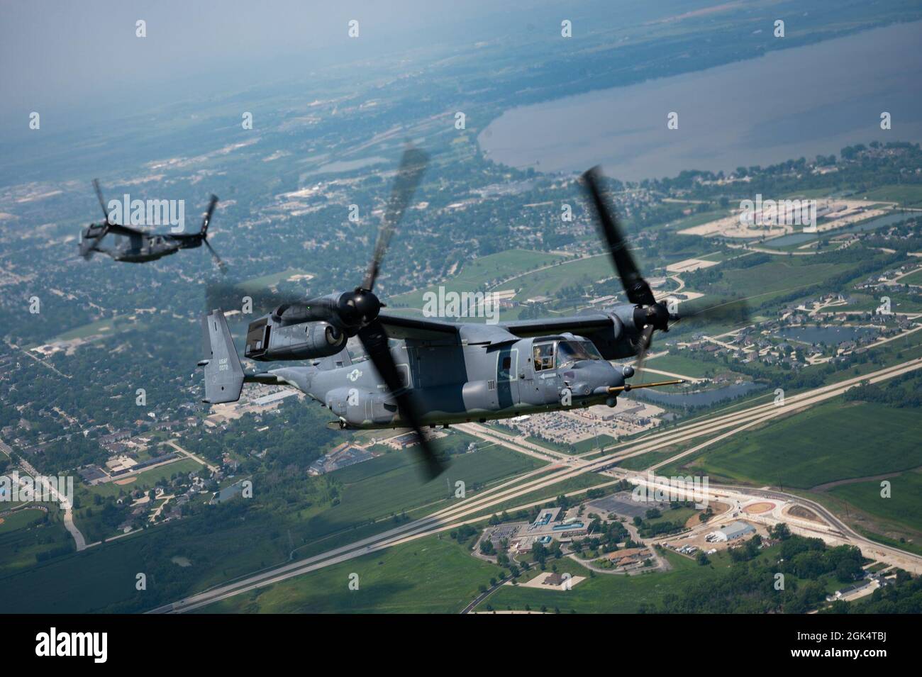 U.S. Air Force 1st Special Operations Wing CV-22 Ospreys from Hurlburt ...