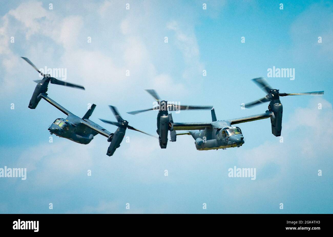 U.S. Air Force 1st Special Operations Wing CV-22 Ospreys from Hurlburt ...