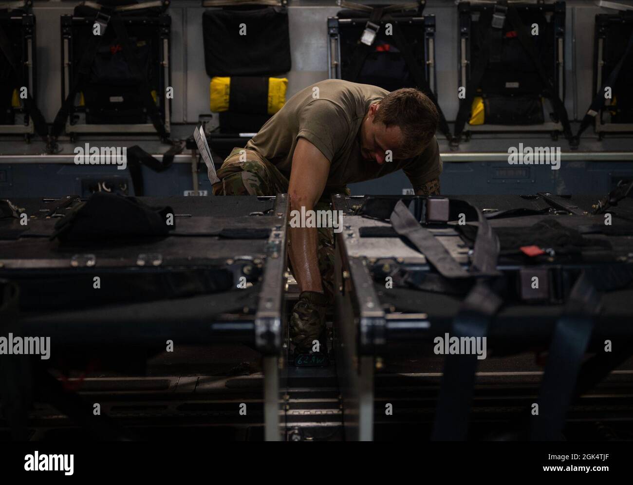 U.S. Air Force Airman 1st Class Austin Hix, a loadmaster with the 7th ...