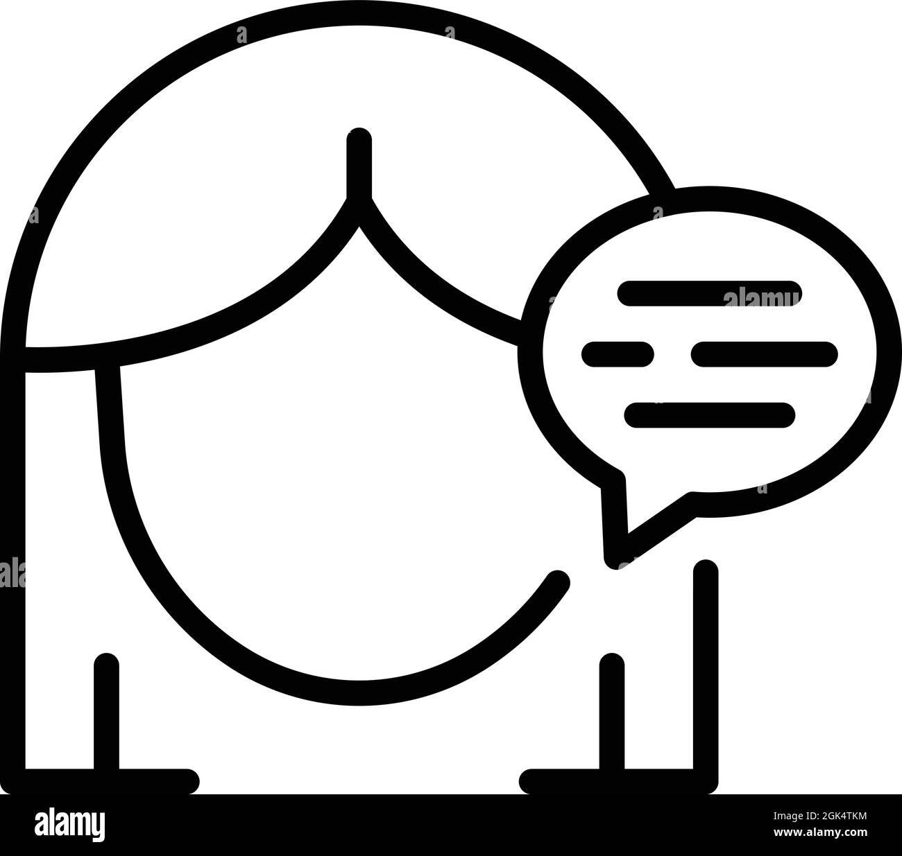 Kid speech therapy icon outline vector. Language therapist. Cognitive ...