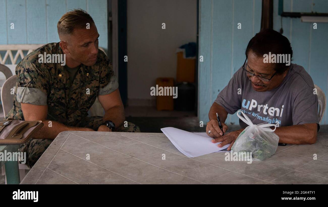 U.S. Marine Corps Maj. Thomas Thornton, a civil affairs officer for ...
