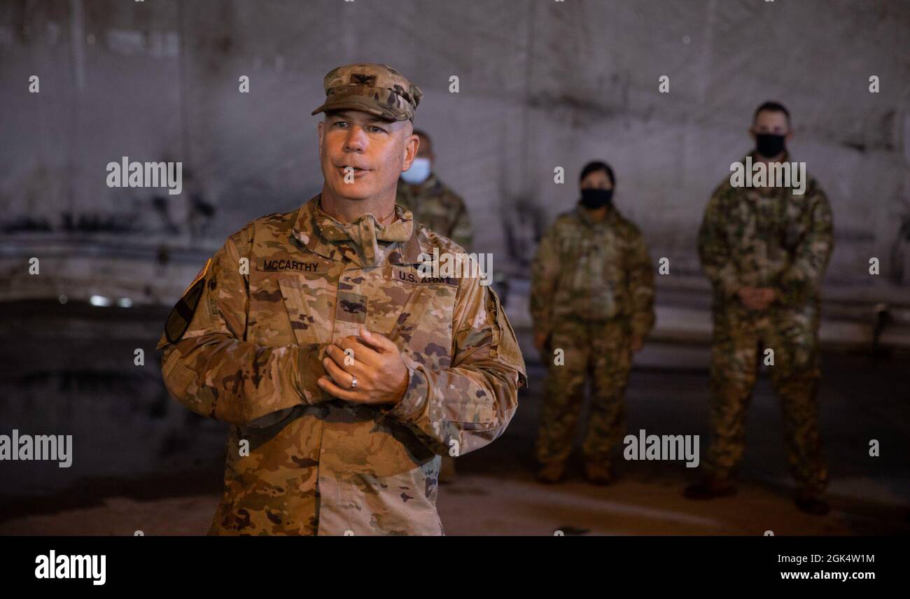 Col. Brian E. McCarthy, commander of the 1st Armored Brigade Combat ...