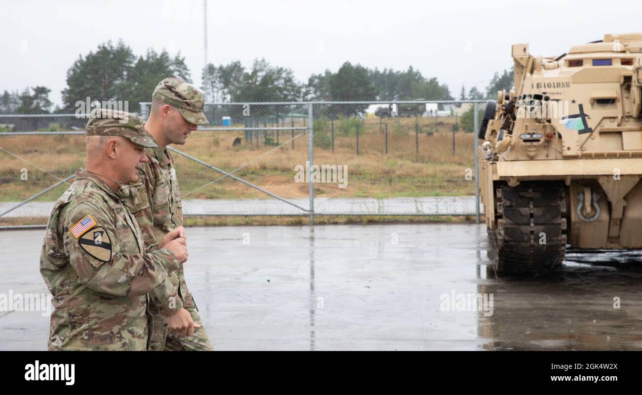 Col. Brian E. McCarthy, commander of the 1st Armored Brigade Combat ...