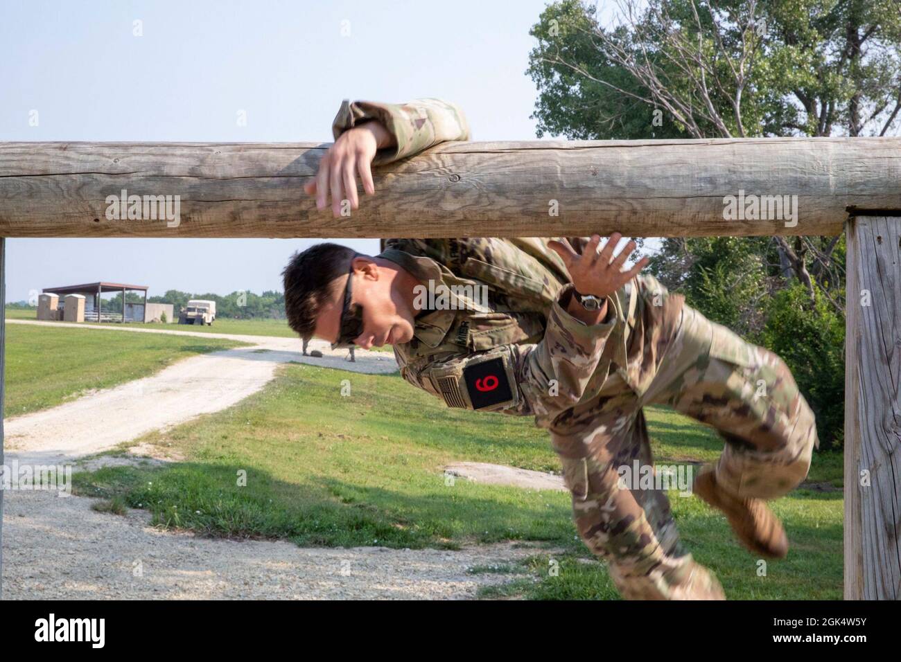 Sgt. Brandon Cormier, a Soldier with 32nd Army Air and Missile Defense ...