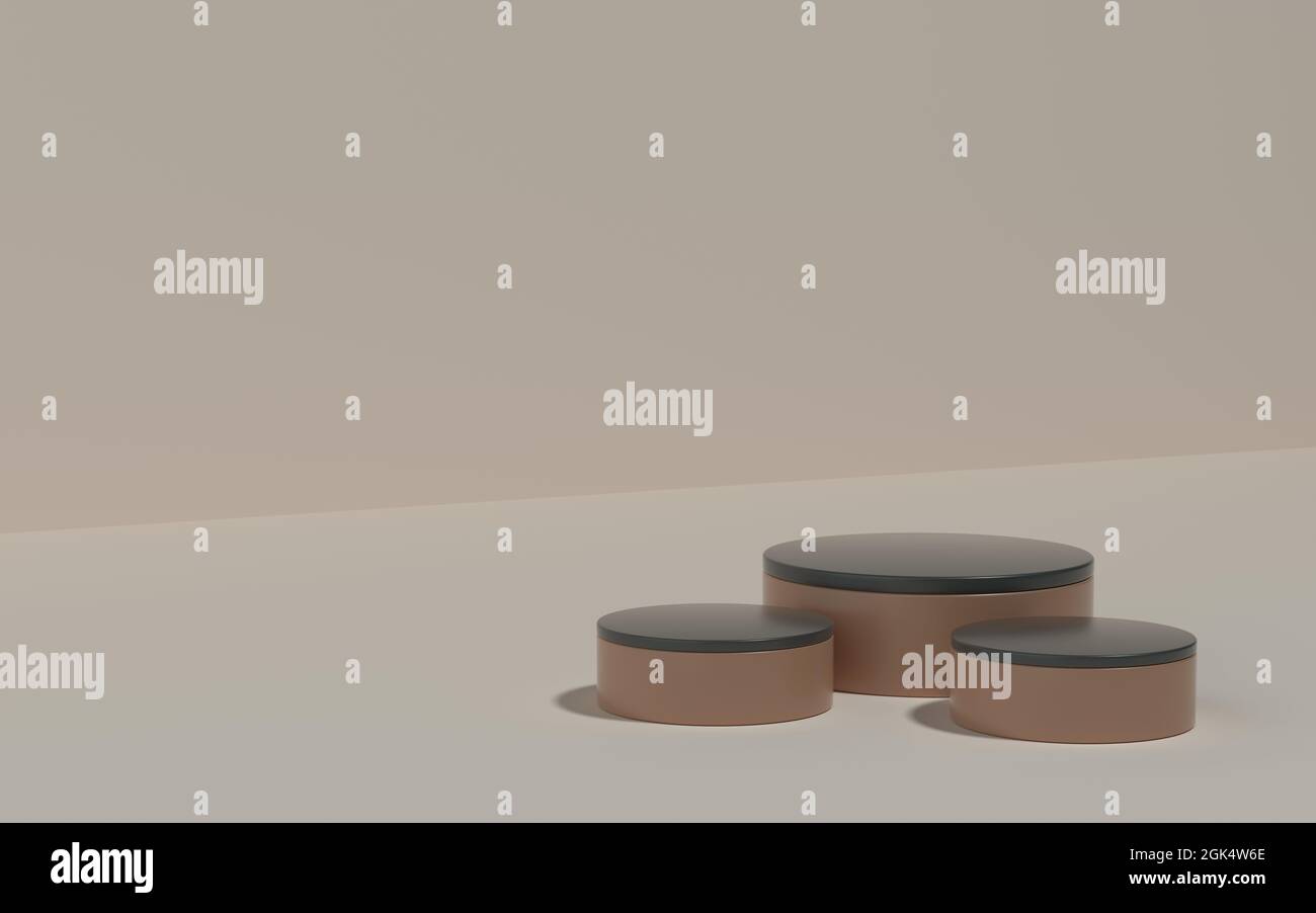 3d illustration product stage for showcase or promo Stock Photo - Alamy