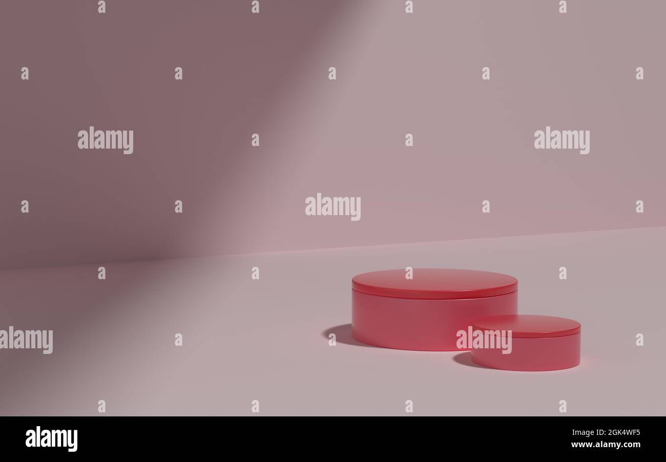 3d illustration product stage for showcase or promo Stock Photo - Alamy