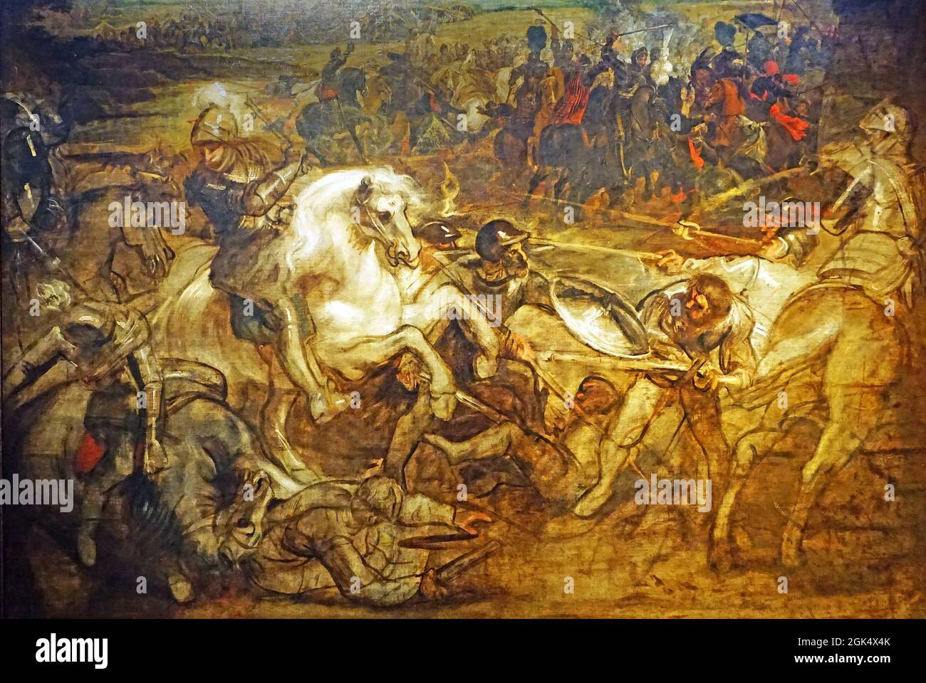 Henri IV at the battle of Ivry by Peter Paul Rubens 1577-1640 Stock Photo - Alamy