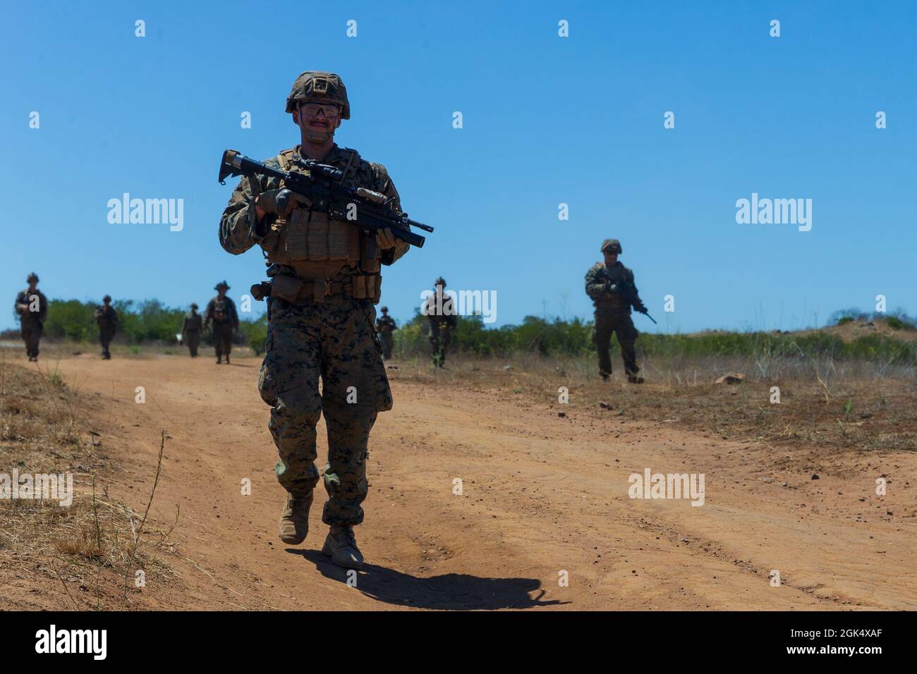U S Marine Cpl Brain Reynolds An Infantryman With 2nd Battalion
