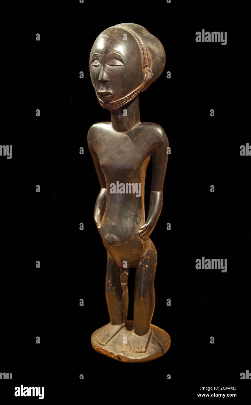 Statue of an ancestor of the Hemba people, Niembo clan, Democratic ...