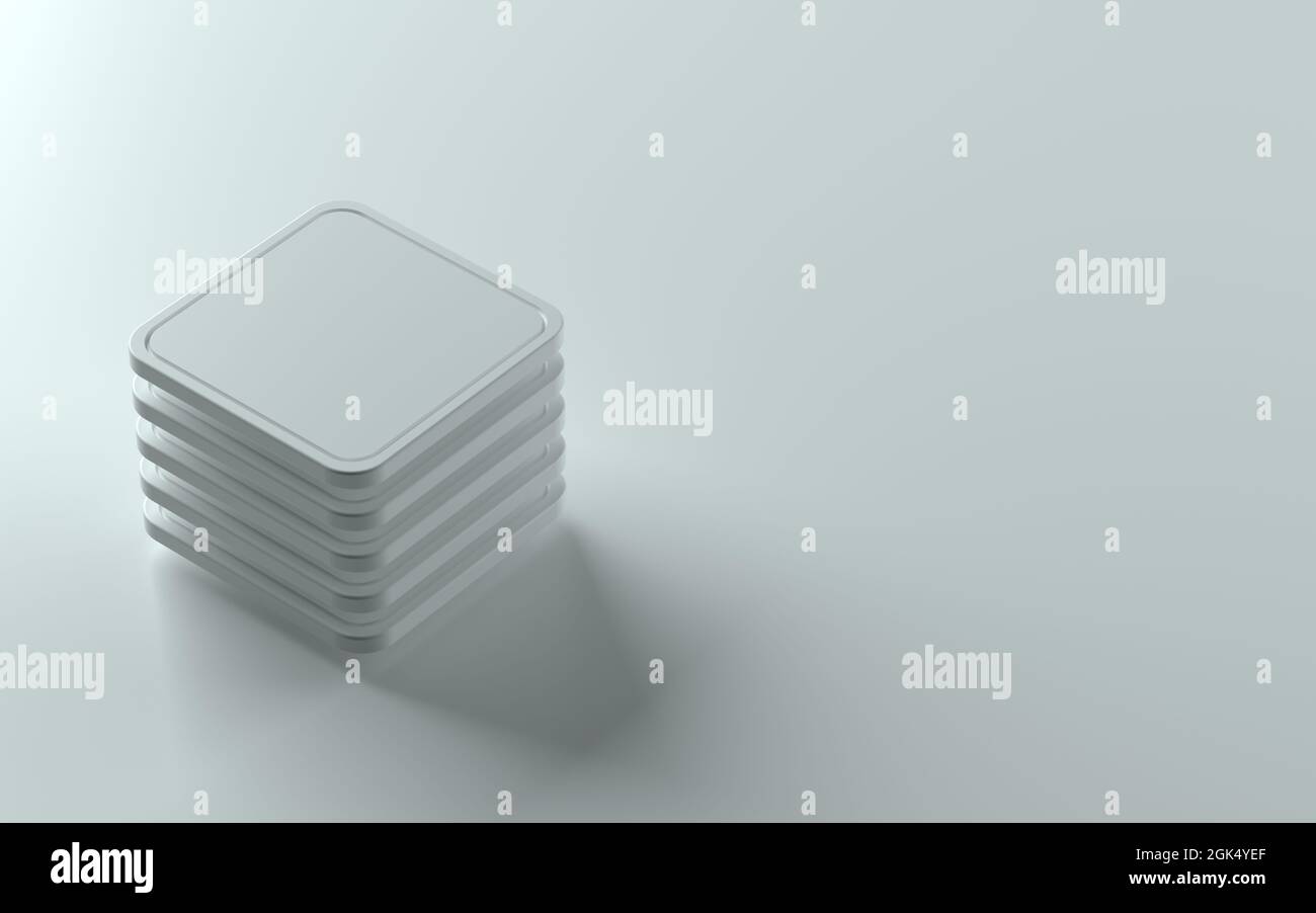 3D illustration tech chip Stock Photo - Alamy