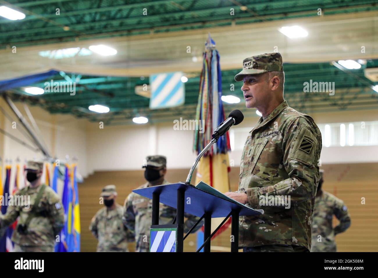 U.S. Army Maj. Gen. Charles D. Costanza, commander of 3rd Infantry ...