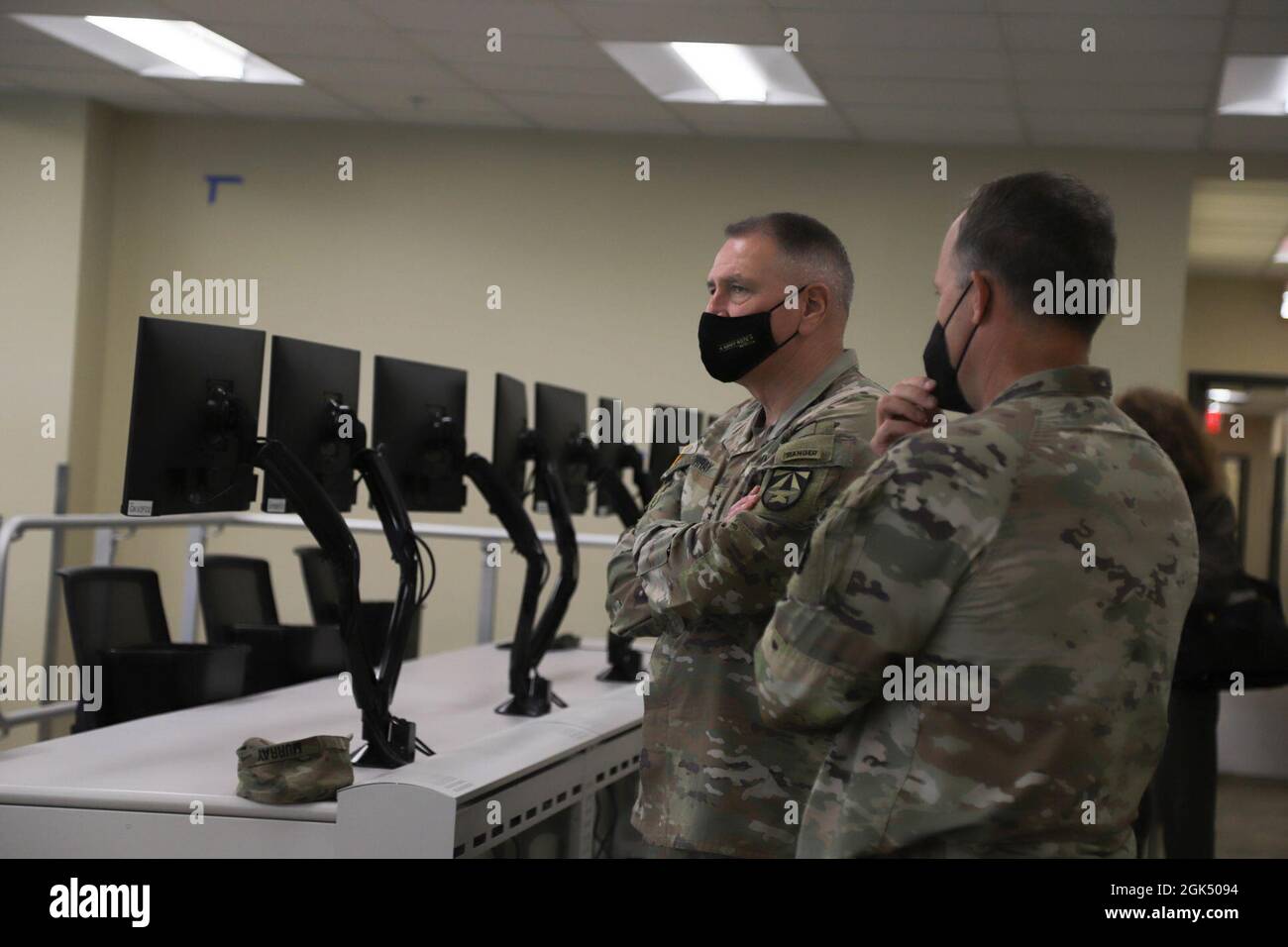 The V Corps commander, Lt. Gen. John Kolasheski (right) and Gen. John ...
