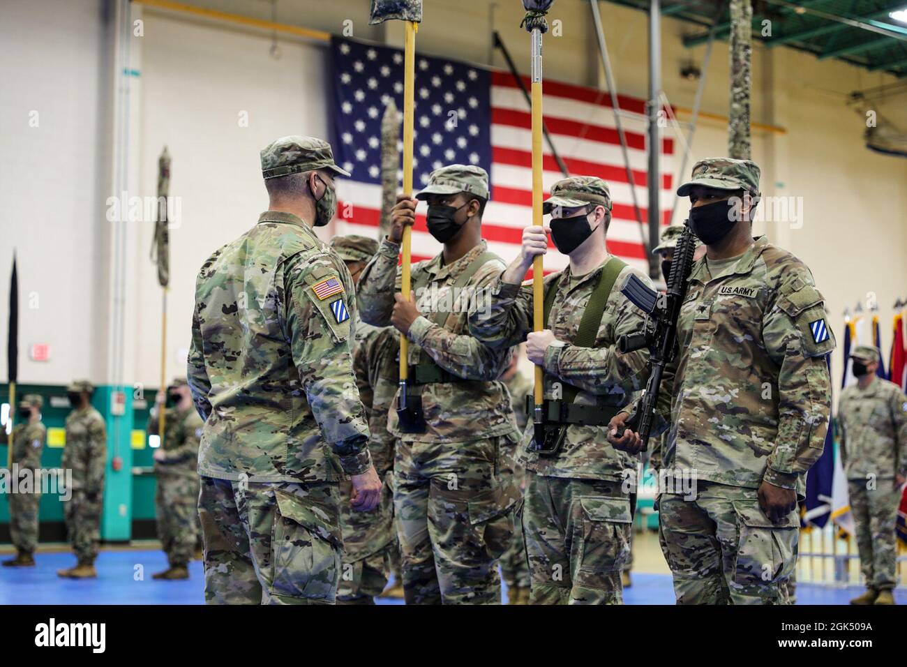 U.S. Army Col. Trent D. Upton, commander of 1st Armored Brigade Combat ...