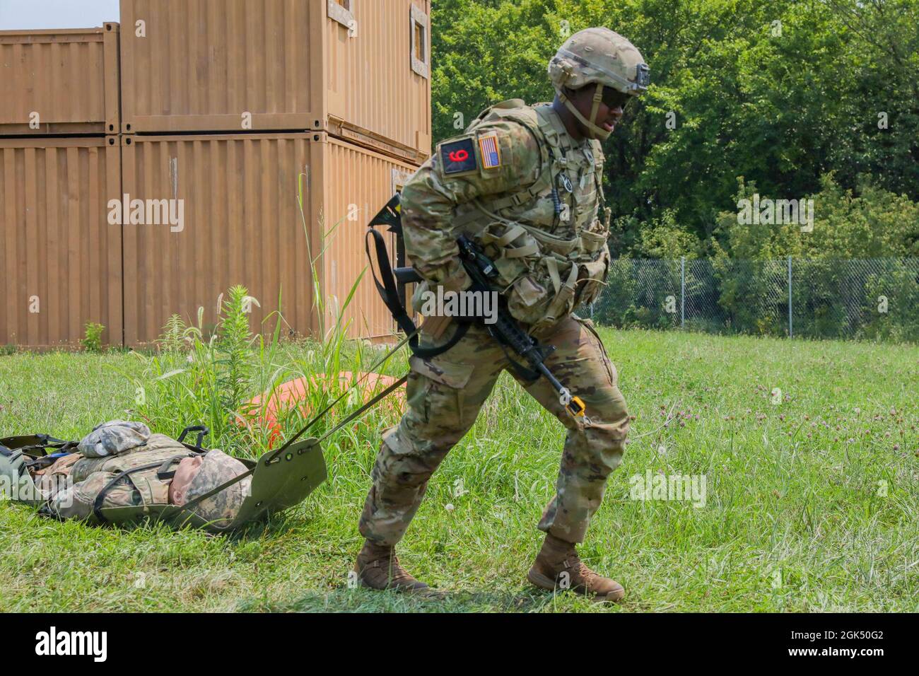 U.S. Army Staff Sgt. Asheil Allen, a noncommissioned officer assigned ...