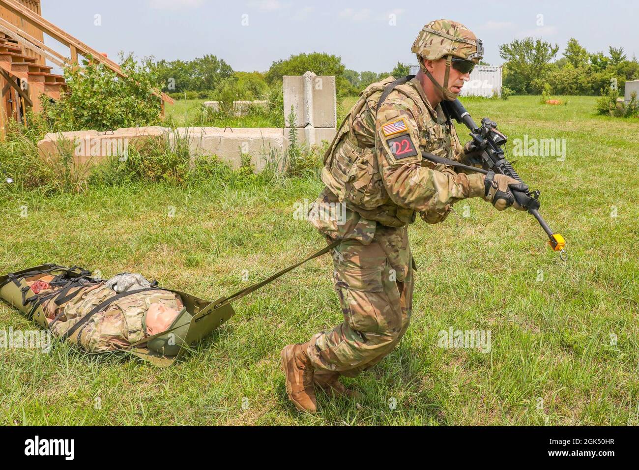 U.S. Army Spc. Todd Schaffer Jr., a Soldier assigned to the National ...