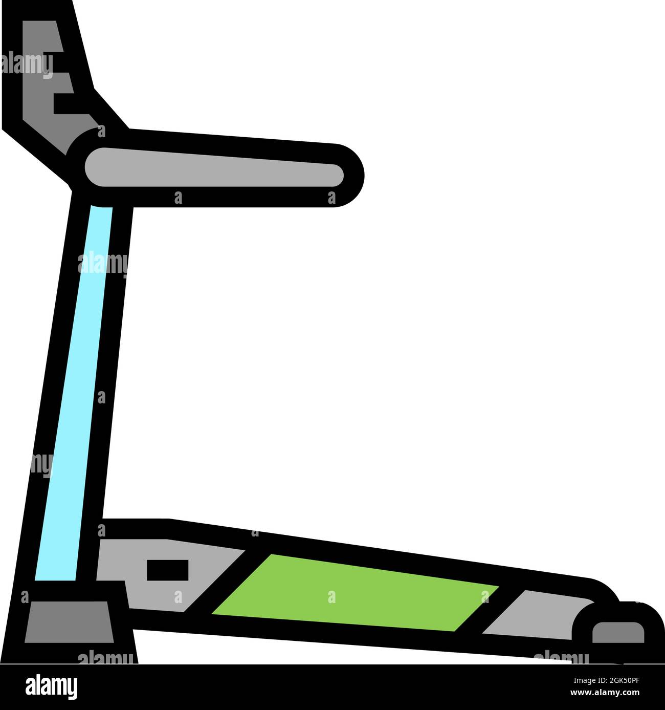treadmill equipment color icon vector illustration Stock Vector Image ...