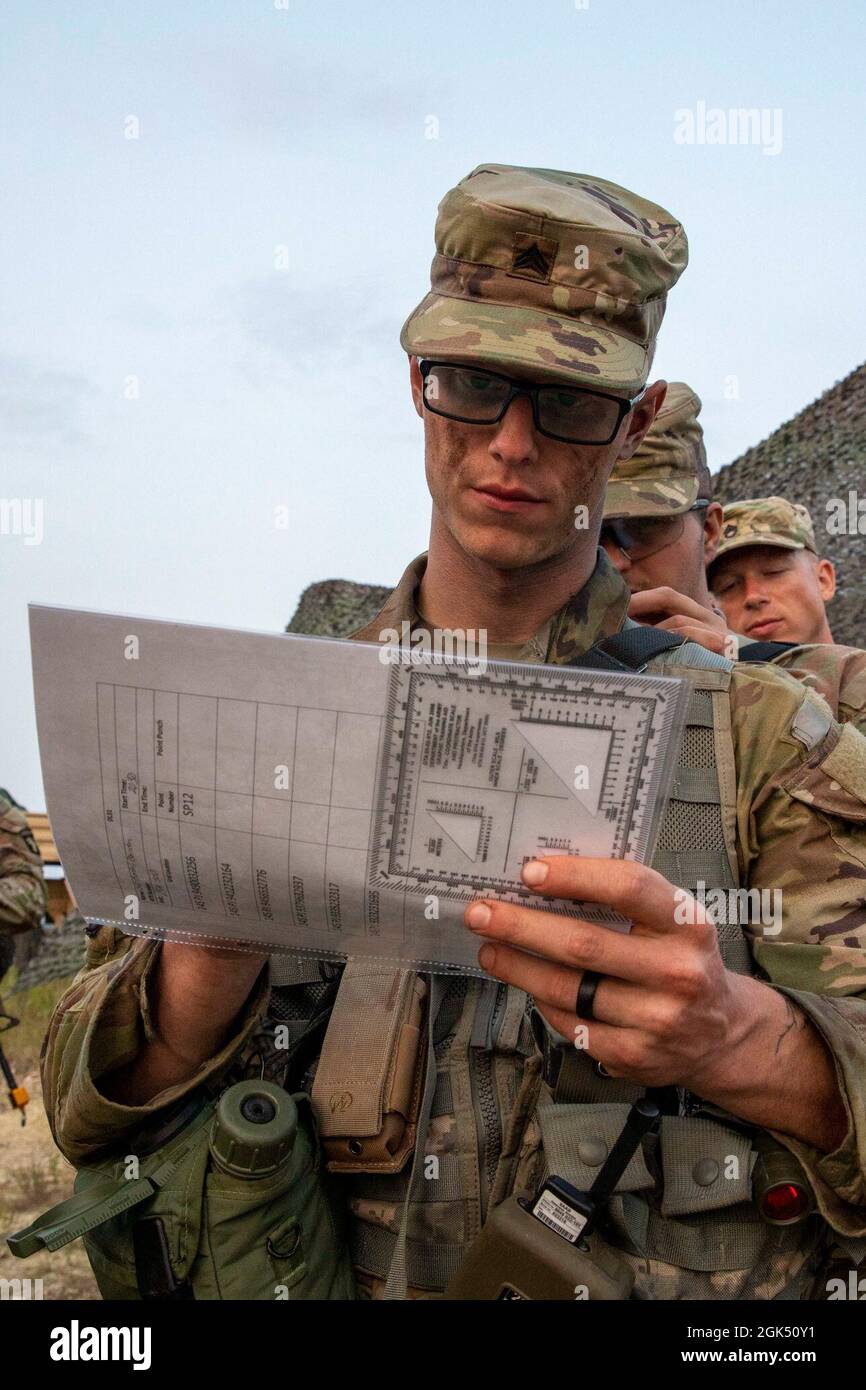 U.S. Army Sgt. Brandon Brantley, a noncommissioned officer assigned to ...