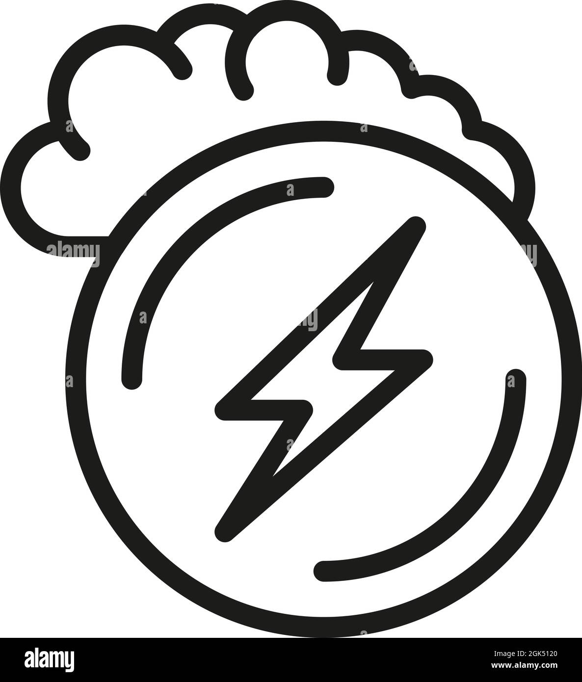 Flash Symbol Outline