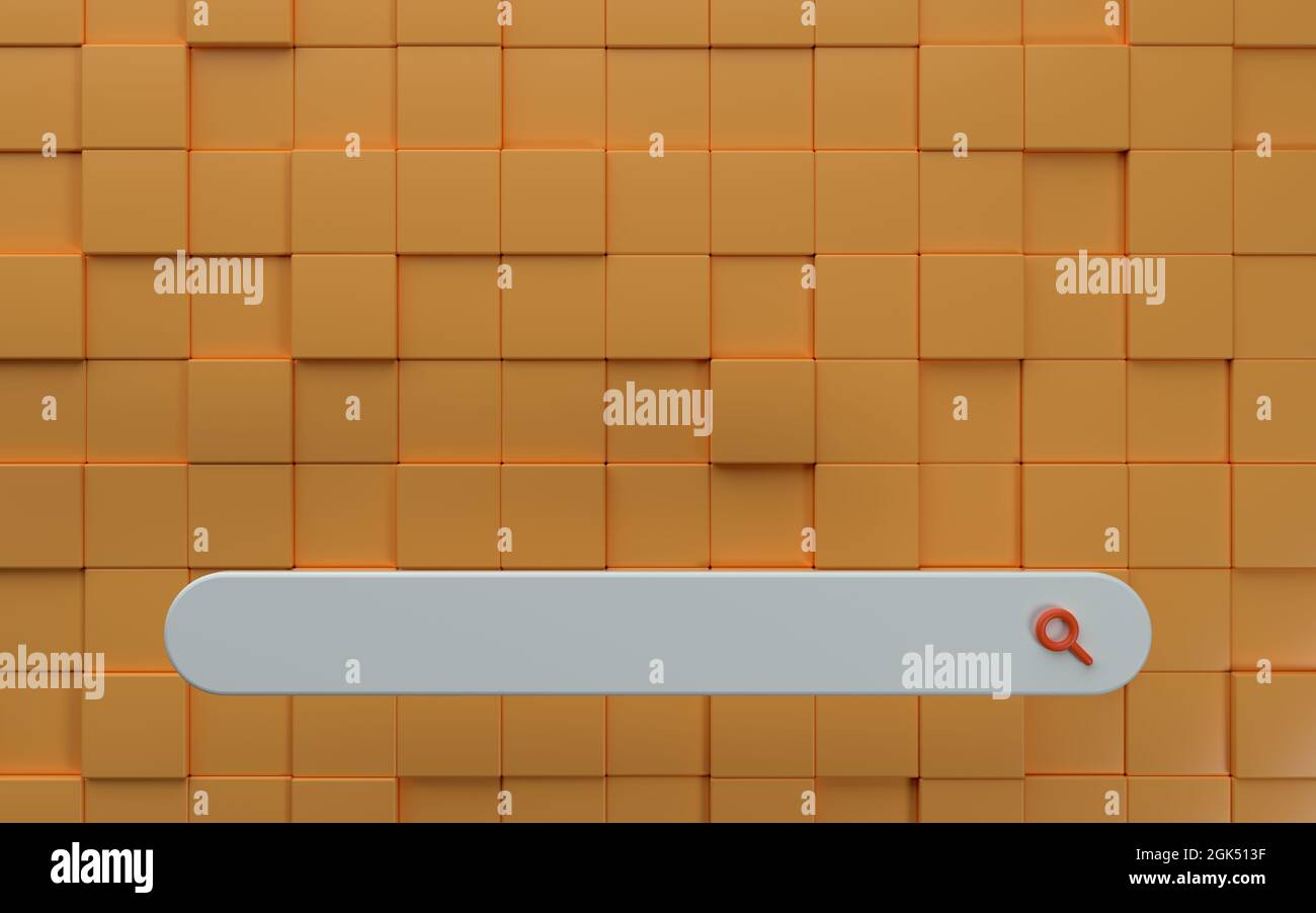 3D Search bar with modern background Stock Photo - Alamy