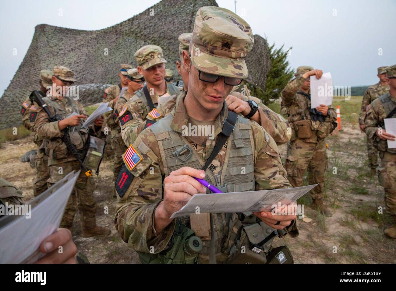 U.S. Army Sgt. Brandon Brantley, a noncommissioned officer assigned to ...
