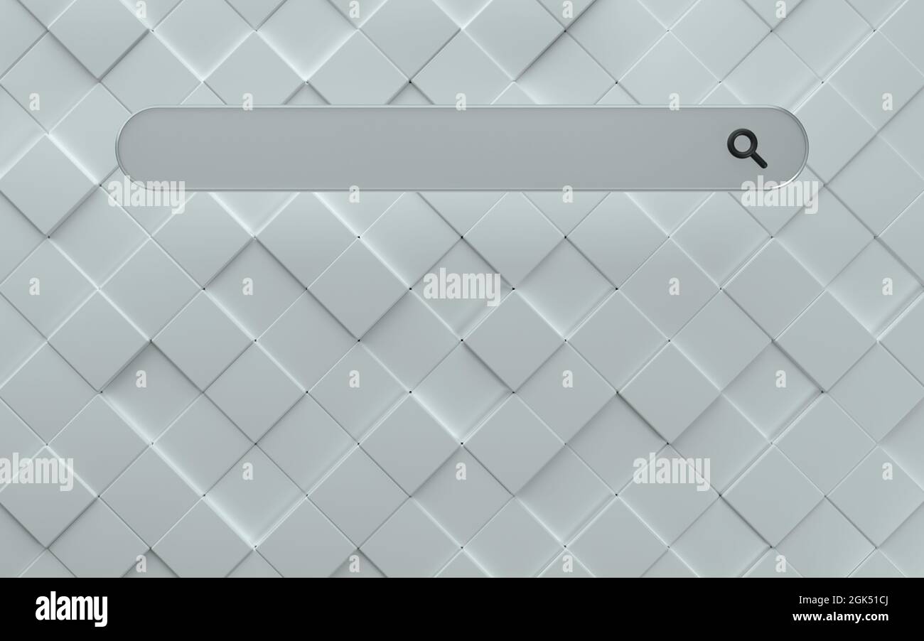 3D Search bar with modern background Stock Photo - Alamy