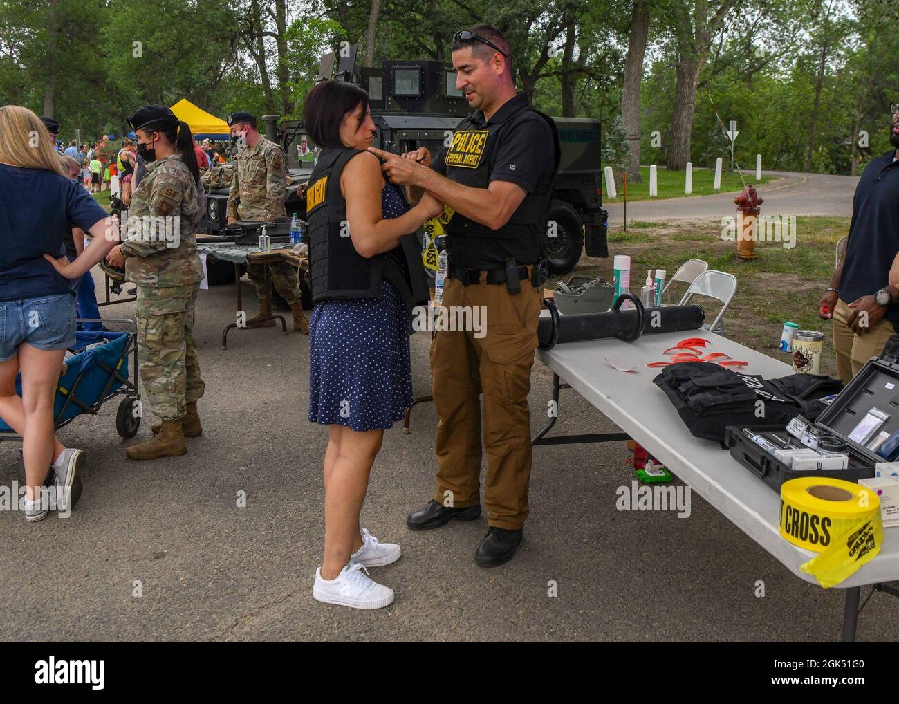 The Minot Police Department hosts National Night Out at Roosevelt Park ...