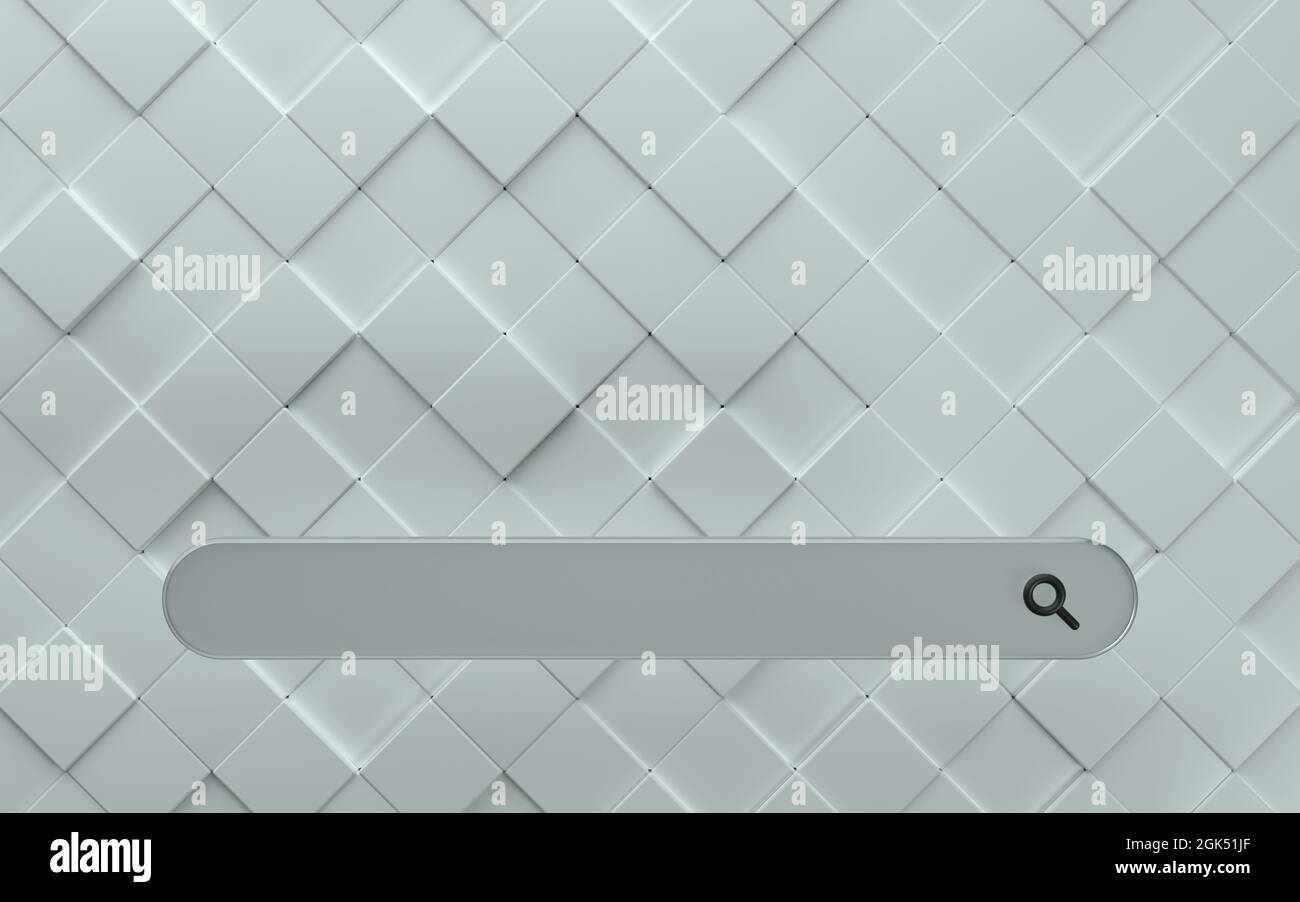 3D Search bar with modern background Stock Photo - Alamy