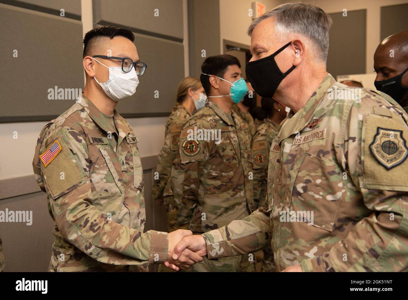 Soldiers, Marines and Airmen assigned to Task Force Eagle receive coins ...