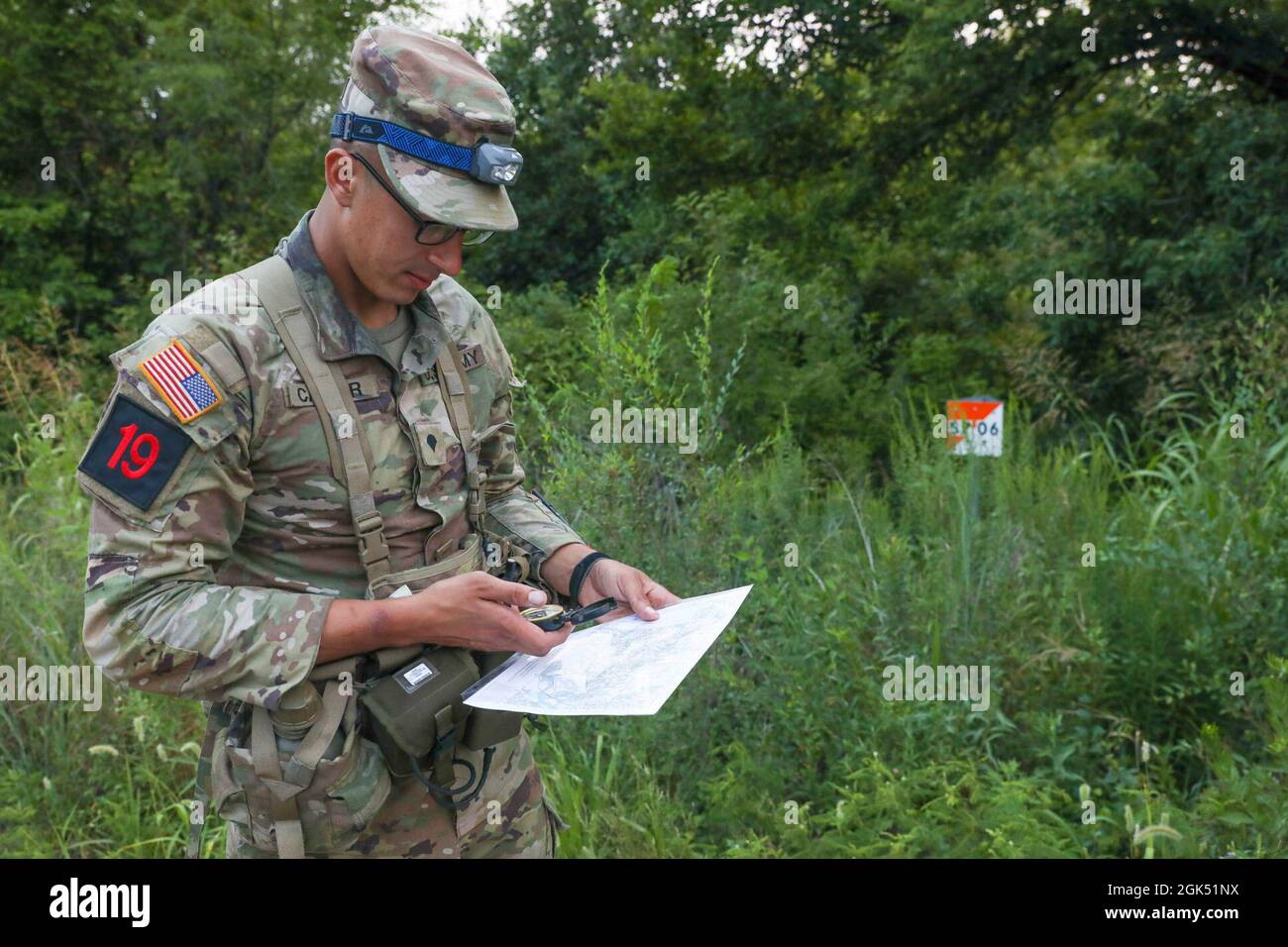 U.S. Army Spc. Ryan Carter, a Soldier assigned to 32nd Army Air and ...