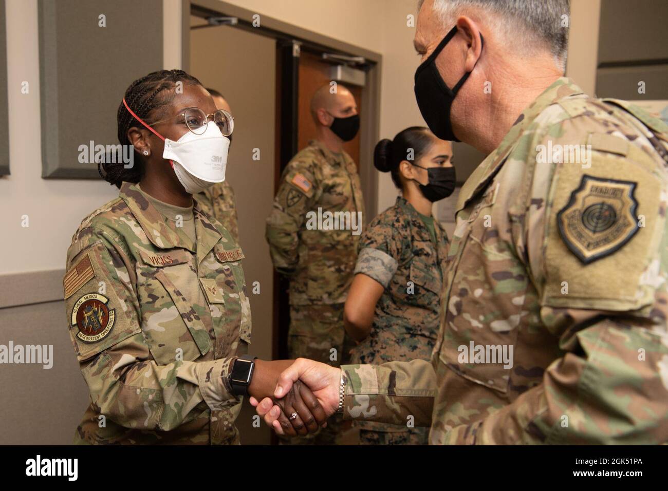 Soldiers, Marines and Airmen assigned to Task Force Eagle receive coins ...