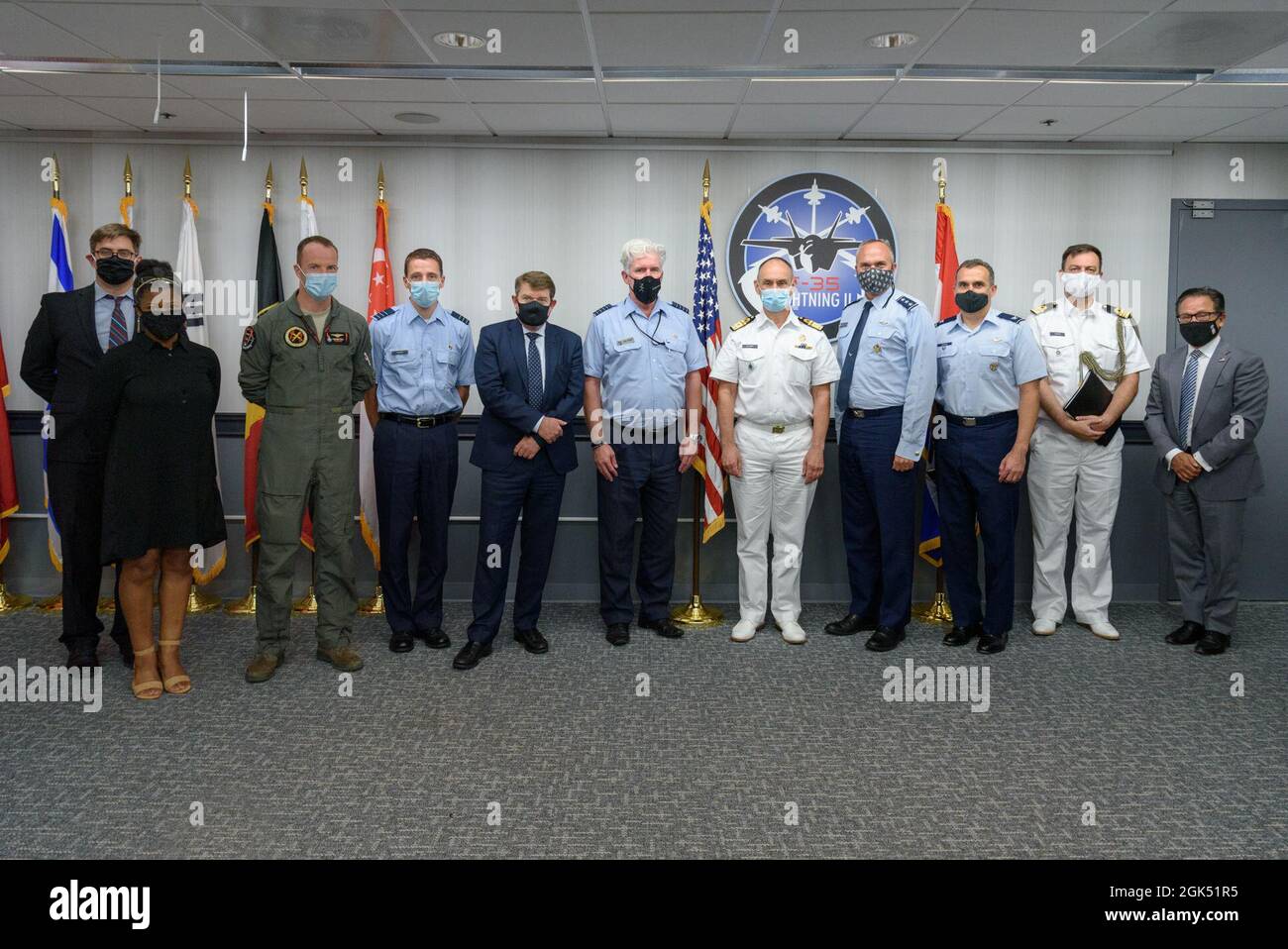 Lt. Gen. Eric Fick, F-35 Joint Program Executive Officer, and Vice Adm ...