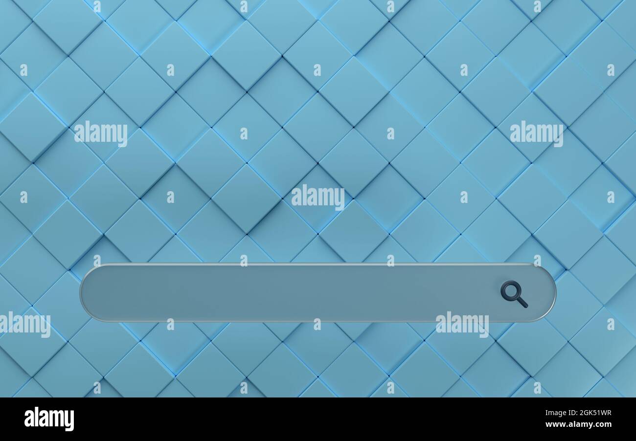 3D Search bar with modern background Stock Photo - Alamy