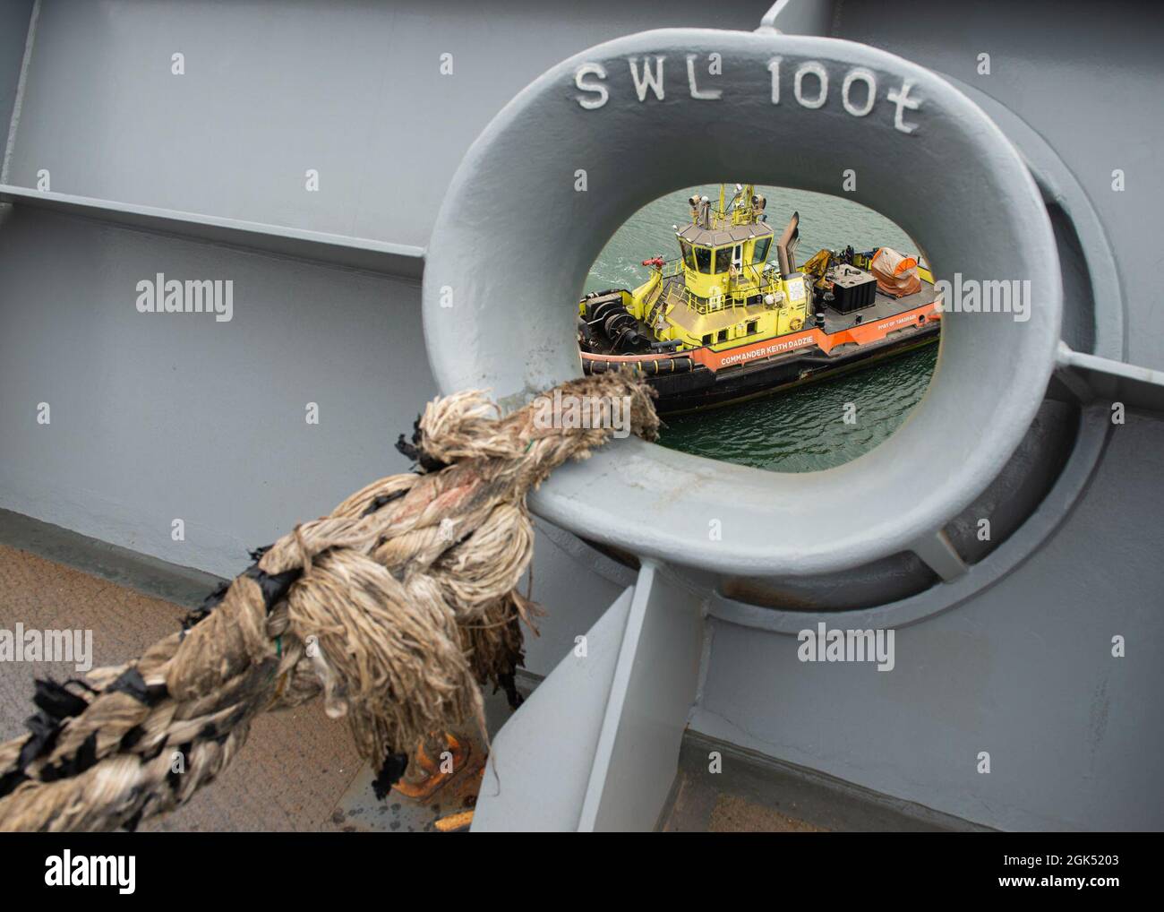 210803-N-LK647-0079 TEMA, Ghana (Aug. 3, 2021) A Ghanaian tug boat ...