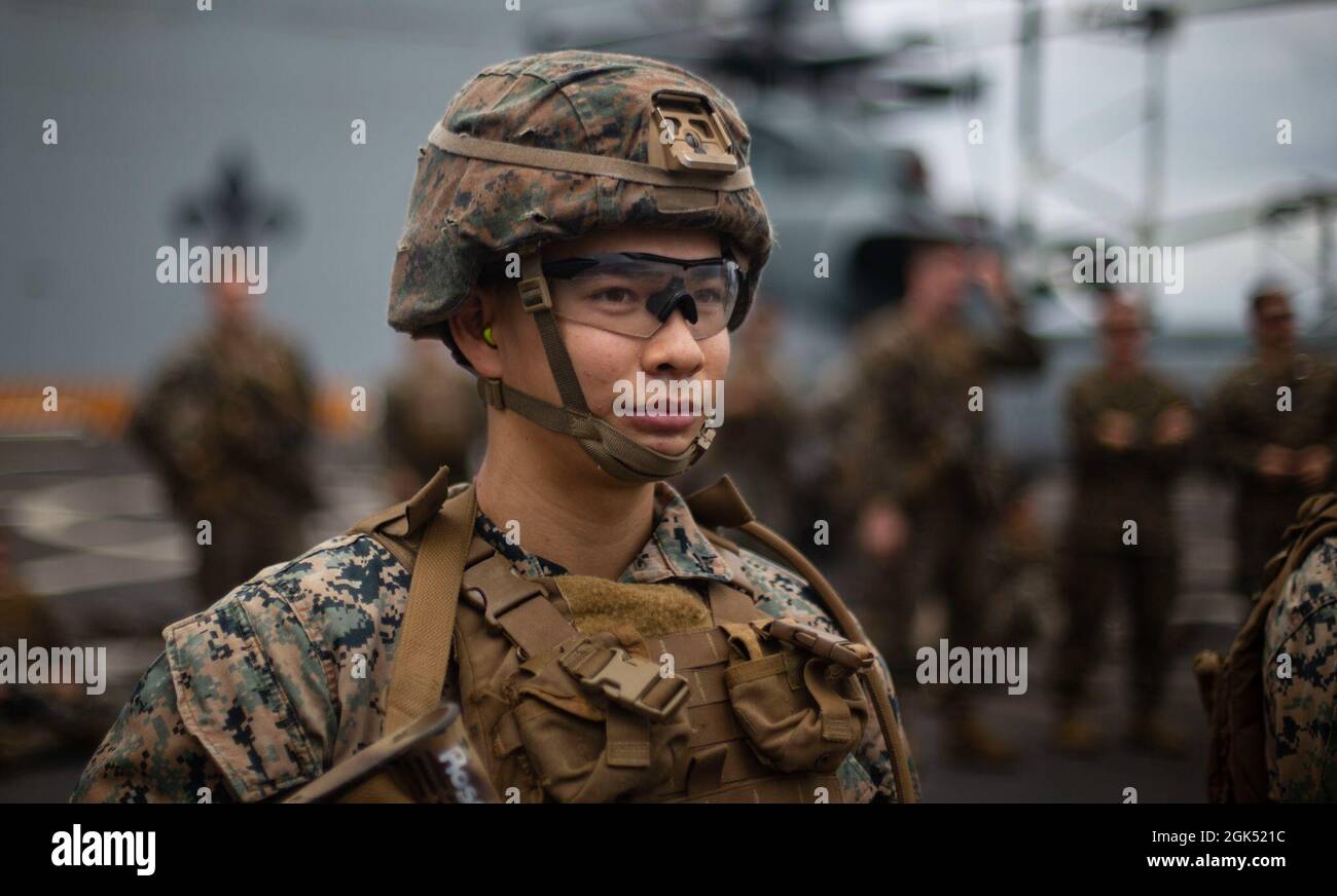 A U.S. Marine with Light Armored Reconnaissance (LAR), Battalion ...