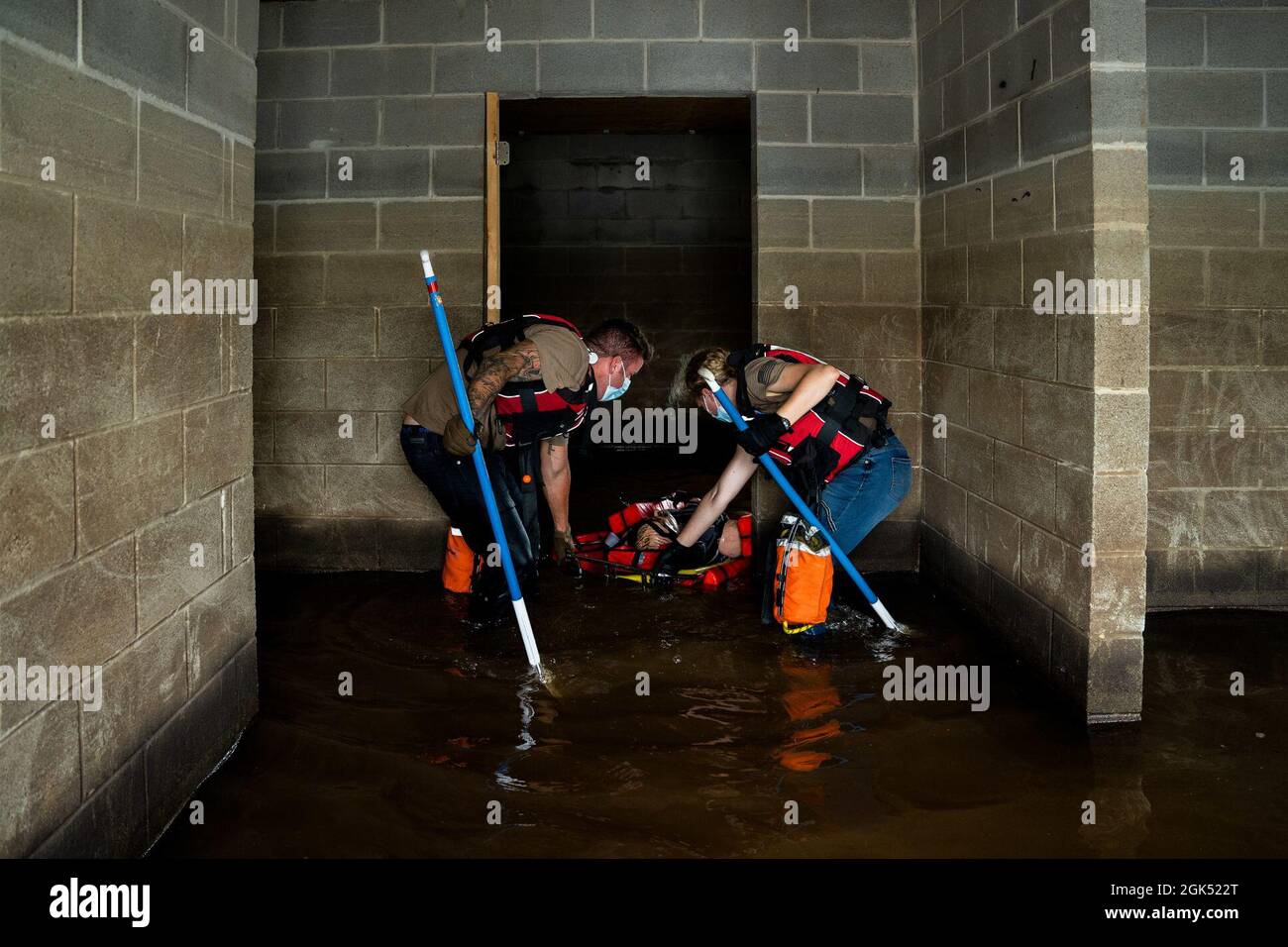 Capt. Aaron Cohlima (left) and Staff Sgt. Bailey Clark (right), 139th ...