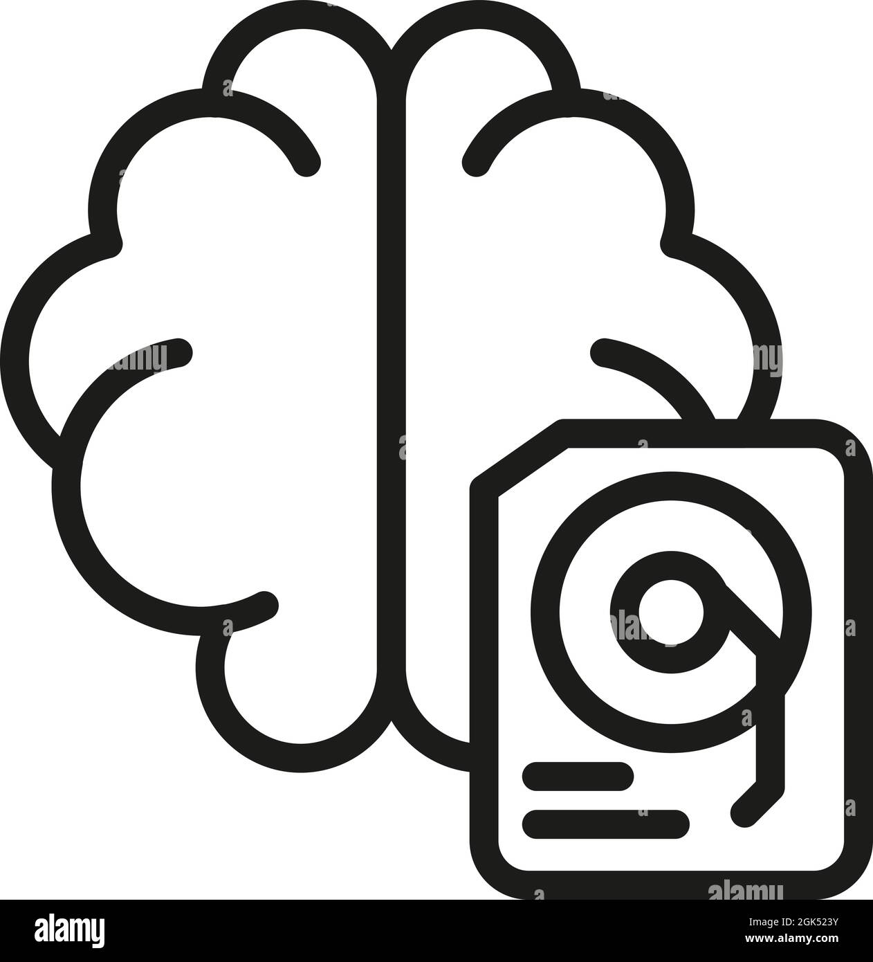 Computer Brain Icon