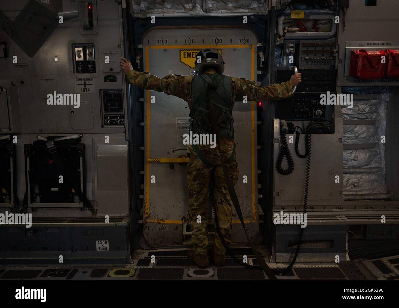 U.S. Air Force Airman 1st Class Austin Hix, a loadmaster with the 7th ...